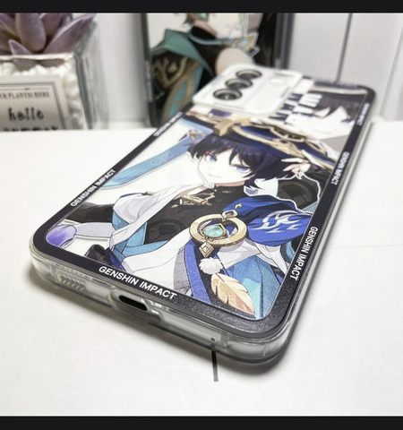 Telefon uchun sumka Samsung Galaxy A52 
[ Genshin Impact, Scaramuccia/