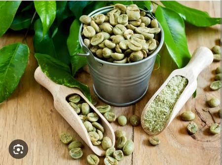 Green coffee sotiladi