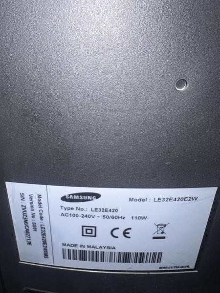 Samsung tv 32 Model LE32E420E2W