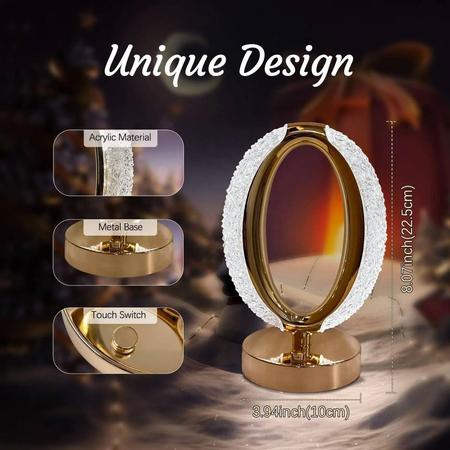 Декоративный LED светильник ночник Crystal light