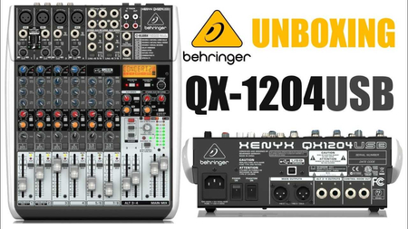BEHRINGER XENYX QX1204USB Микшерный пульт компактный