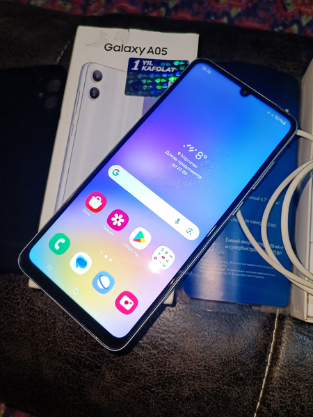 Samsung A05 ideal o\\\'ta tiniq 128GB hotira 2024 05 karobka dakumeni bor