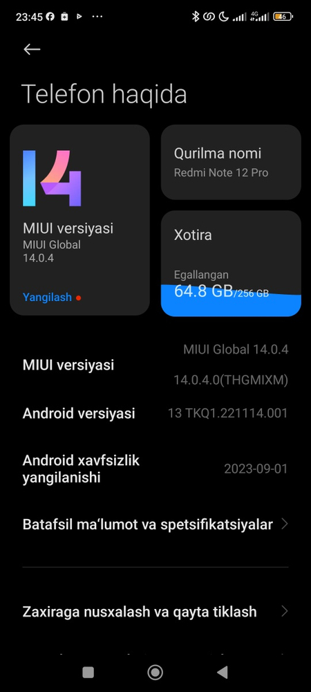 Redmi note 12 pro