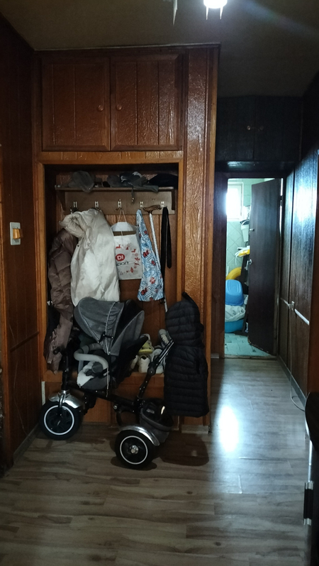 Квартира 2/4/4,   переделанная в 3 комнатную 61 000 $