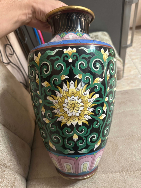 Ваза Китай Клуазоне