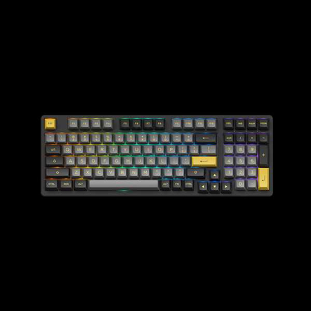 AKKO 3098B plus RGB Black&Gold ( Cream yellow v3 pro switch)