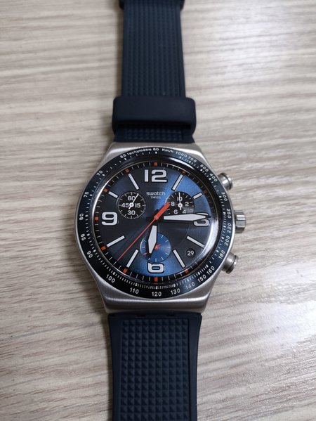 Swatch Blue grid yvs454