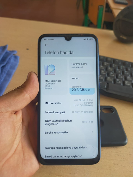 Redmi not 7 pro 4/64 gb holati ideal  radnoy sotiladi