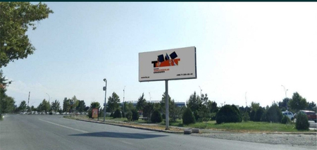 Yangiyo'lda manito'rda reklama/Реклама на манитор в Янгиял