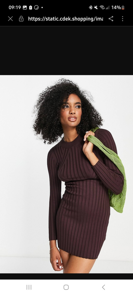 Платье трикотажное ASOS