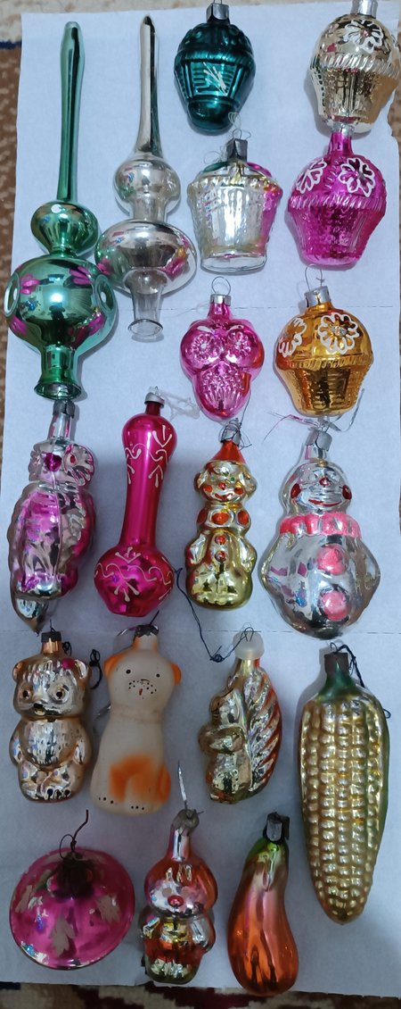 Советские ёлочные игрушки