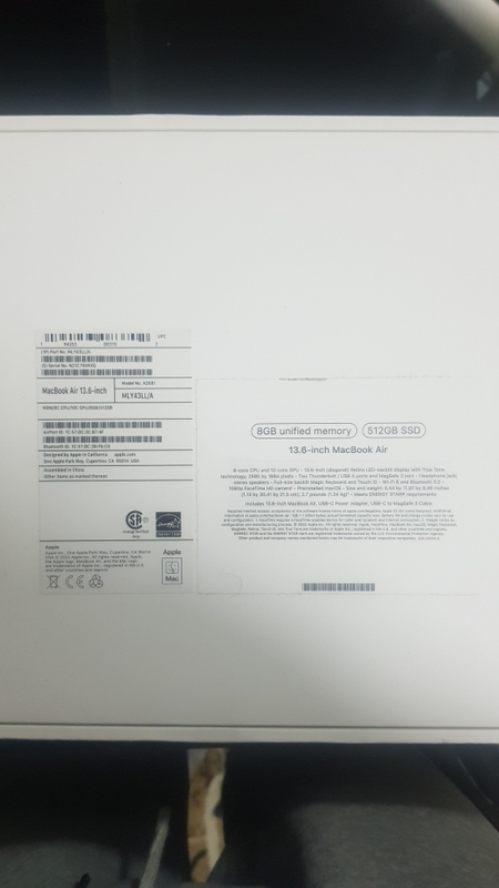 Macbook air 13.6 M2 8/512