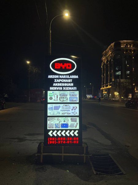 Reklama xizmati bukva banner orakal