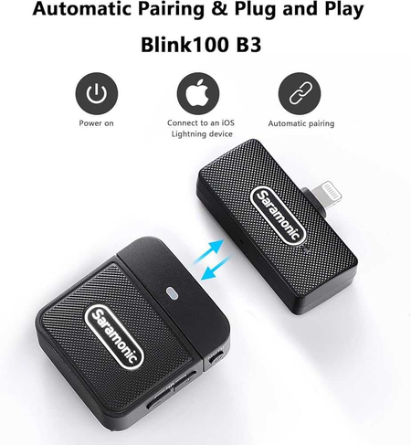 Доставка БЕСПЛАТНО! Микрофон Saramonic Blink100 B3 беспроводной