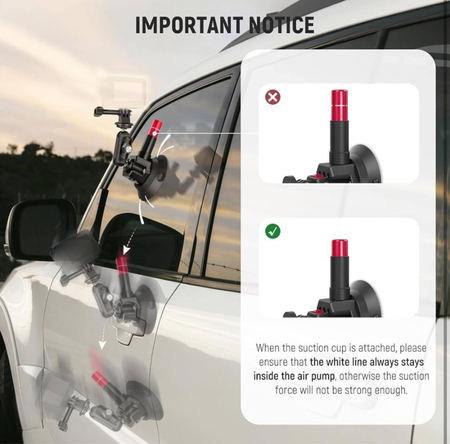 NEEWER Triple Suction Cup mount - Держатель Крепление для машины