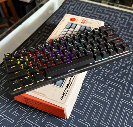 T-WOLF Mexanika klavyatura Bluetooth RGB kok svich 2 xil rang bor