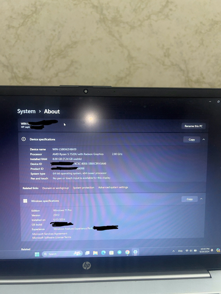 Noutbuk HP 15-fc0003nia 15.6 (Ноутбук HP , Laptop HP)