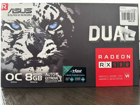 ASUS amd radeon rx 580 8gb - USA-Standart A+++