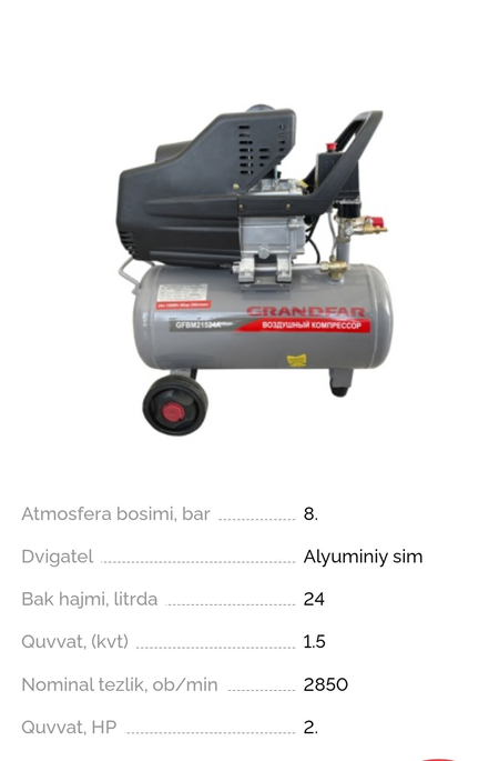 Kompressor 8mx14 bar