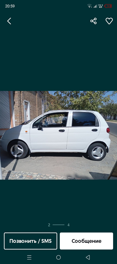 Matiz sotiladi metan 65 talik