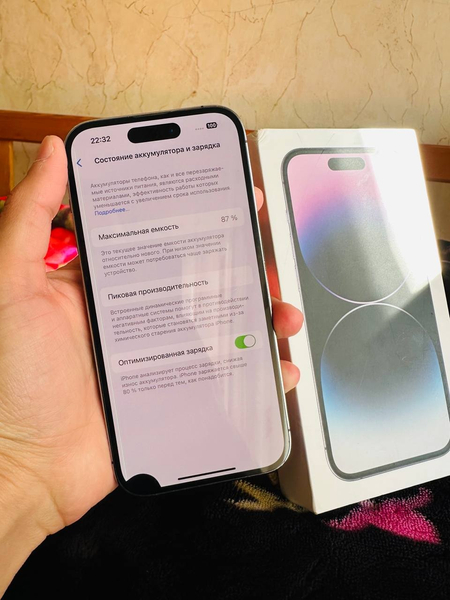 iPhone 14 Pro 256Gb 87% ZA/A Dual Purple Karobka Dak. Obmen Bor