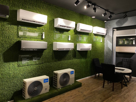 Кониционер Midea модель BREEZELESS 9,000 bTu / Инвертор