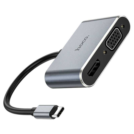 Переходник HOCO HB30 Converter Type-c to HDTV+VGA+USB3.0+PD