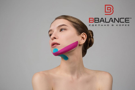 Шелковые кинезио тейпы для лица 5 см kinesio kinezio tape teyp face