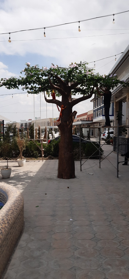 Артбетон,Барельеф,Водапад.