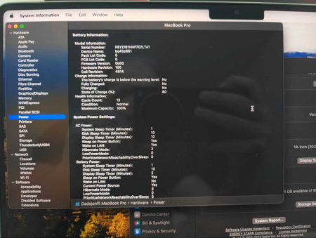 MacBook Pro 14 (2021) / 1TB SSD / i9 2.4 Ghz / RAM 32GB