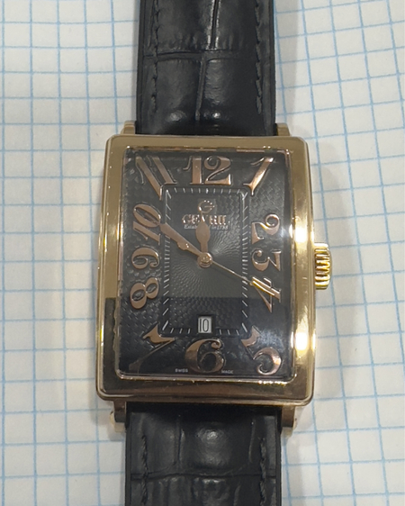 Gevril Avenue Of Americas 18k Rose Gold Mens часы золотые 750 проба