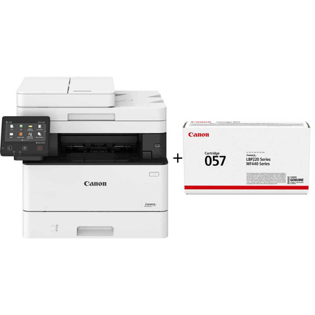Новое МФУ Canon i-SENSYS MF453dw + оригинальный картридж Canon 057