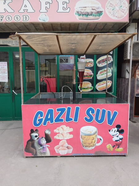 Gazvoda aparat ishlab turibdi