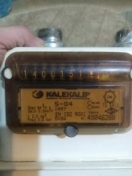Газовый счётчик Kalekalip