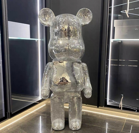 Мишка bearbrick bling