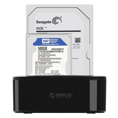 Док станция для HDD/SSD Orico 2,5''/3,5'' USB 3.0