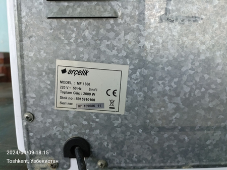 Печь ARCELIK Турция в рабочем состоянии.