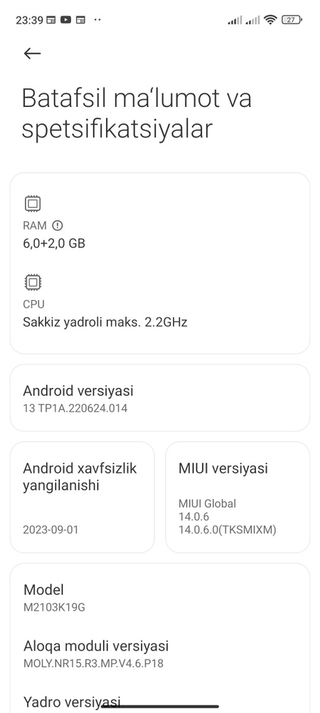 Redmi not 10 5 g