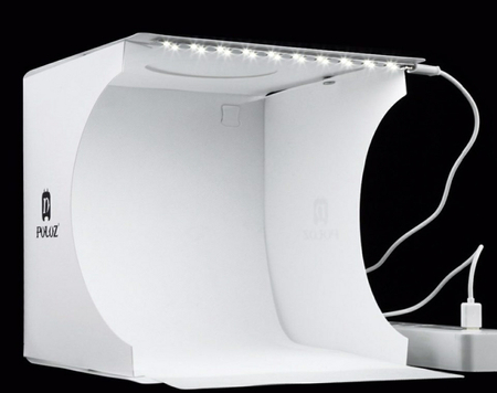 PULUZ. Портативный фотобокс для предметной сьёмки, 20 см * 20 см
