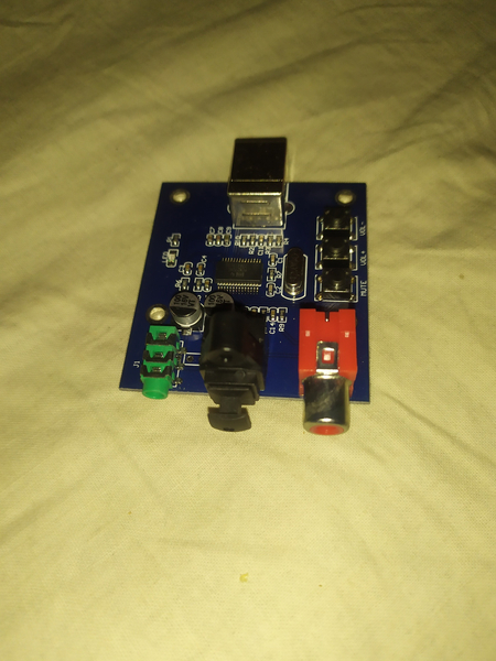 Внешняя звуковая карта usb audio DAC pcm2704