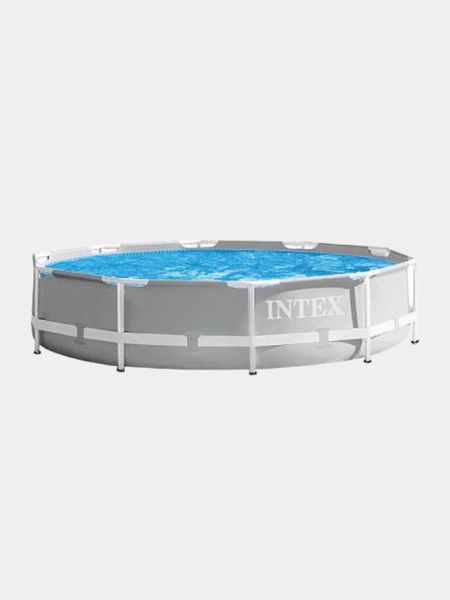 Basseyn intex 366x99 круглый каркасный бассейн купить