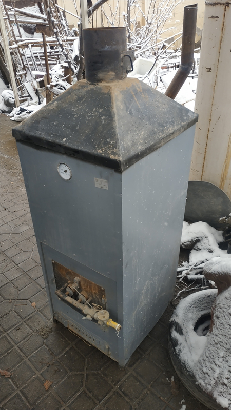 Котёл газовый заводской 16 кВт 13 усилитель