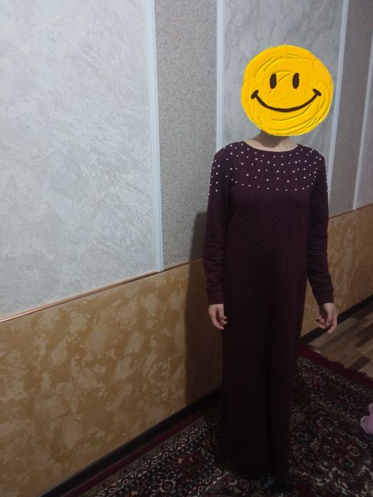 Плать тёплая с накидкай