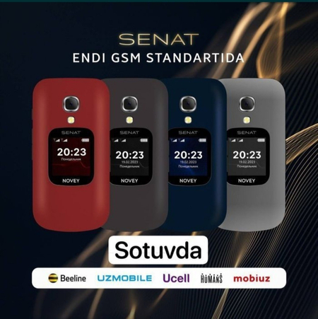 Novey Senat GSM, UZIMEI/Garantiya/Dastafka