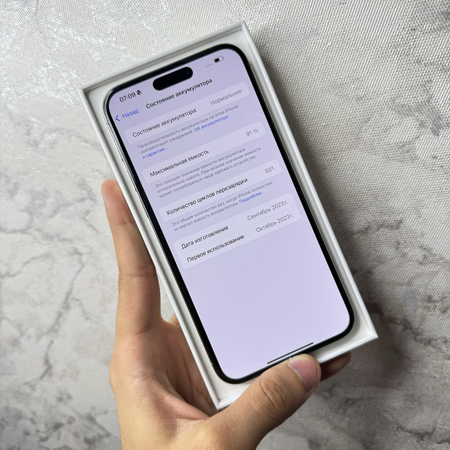 iPhone 15pro Max 256gb 91% radnog