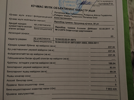 Дом в Яшнабадском районе