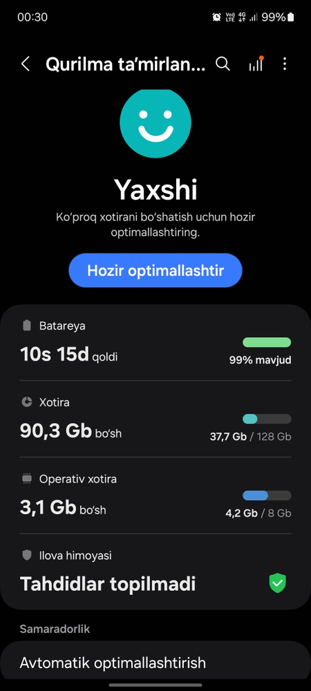 Galaxy A 72  8/128 GB