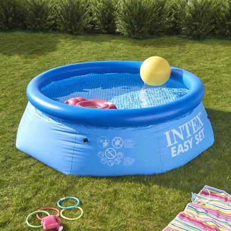 intex Надувной бассейн круглый Easy Set 244×76