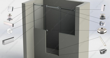 Душавая кабинка на заказ Z-D KOMFORT Glass