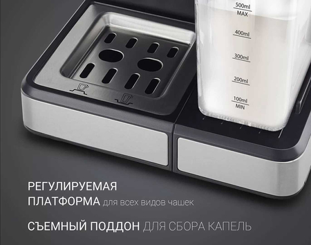 Кофеварка рожковая Polaris PCM 1536E Adore Cappuccino Б/У